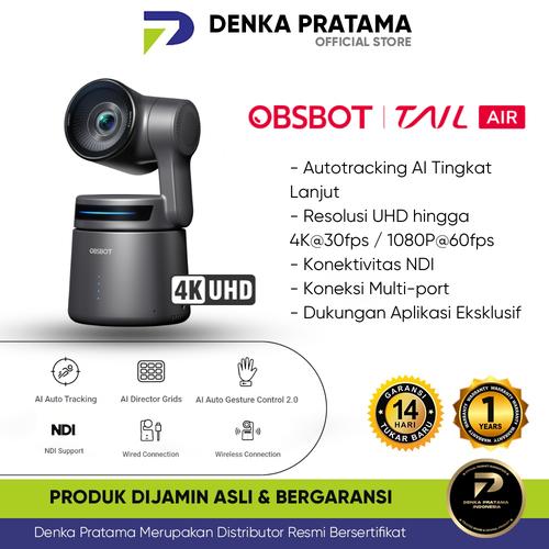 Promo OBSBOT Tail Air AI-Powered 4K PTZ Streaming Camera Cicil 0% 3x - Jakarta Pusat - Denka ...