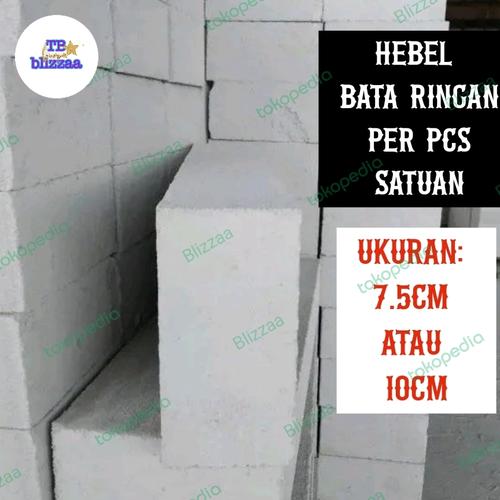 Jual Hebel Satuan Bata Ringan Hebel 7 5cm 10cm Eceran Per 1 Buah