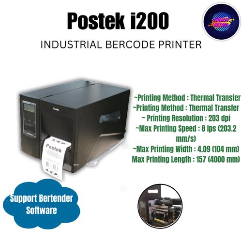Jual Postek I 200 Industrial Barcode Printer - Kota Tangerang Selatan ...