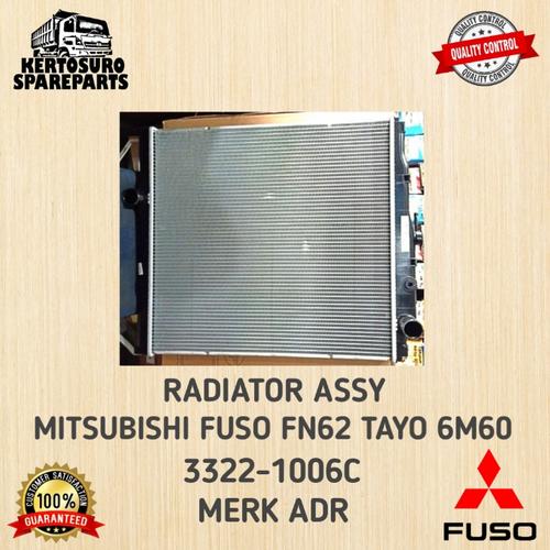 Jual RADIATOR ASSY MITSUBISHI FUSO FN62 TAYO 6M60 ADR 3322-1006C EURO 2 ...