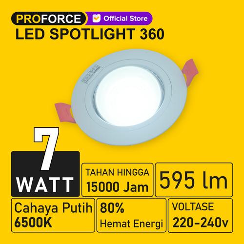 Jual Lampu Spotlight Proforce LED Spotlight 360 7 Watt 595 Lumen ...