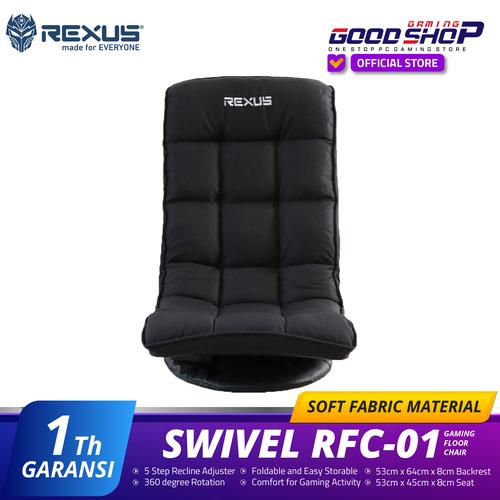 Promo Rexus Gaming Floor Chair Rexus Swivel / RFC-01 - Cream Cicil 0% ...