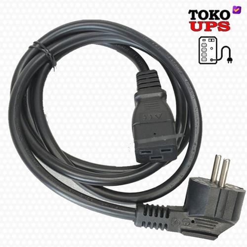 Jual Kabel Power 1.8M UPS APC PDU ATS EU-C19 Plug Schuko 3x1.5mm 16A ...