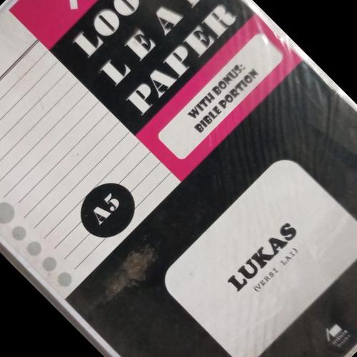 Jual Kitab Injil Lukas (ORIGINAL SUPER LANGKA EDISI LOOSE LEAF ...