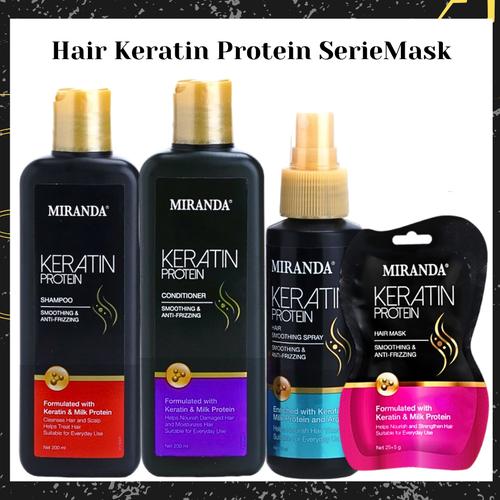 Jual Miranda Keratin Protein Series Hair Treatment / Shampoo ...