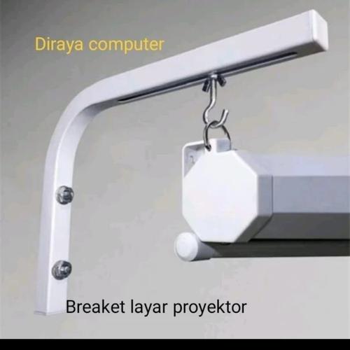 Jual Bracket layar proyektor gantung - Bracket Screen projector wall ...