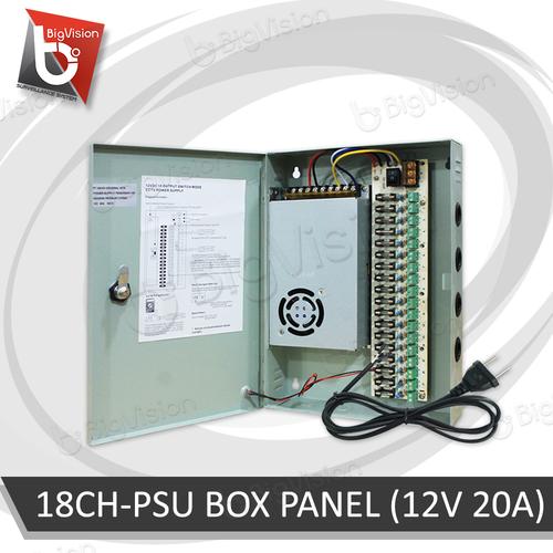 Jual POWER SUPPLY 12 VOLT 20 AMPERE CCTV PSU 12V-20A BOX PANEL ...