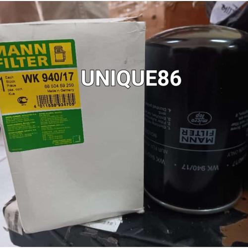 Jual FUEL FILTER WK 940/17 FILTER SOLAR WK940/17 MANN FILTER - Jakarta ...
