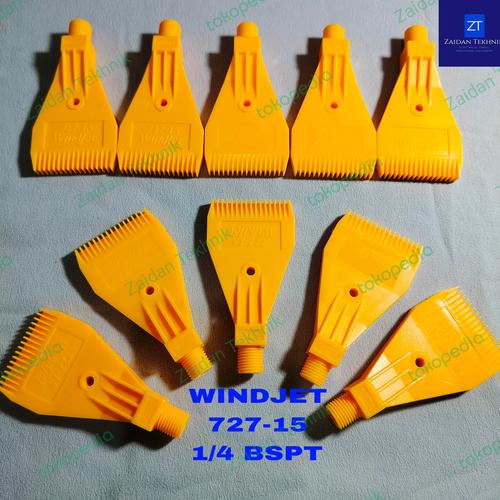Jual 10 Pcs Wind Jet Compressed Air Nozzle/Air Blowing Flat Jet 1/4 ...