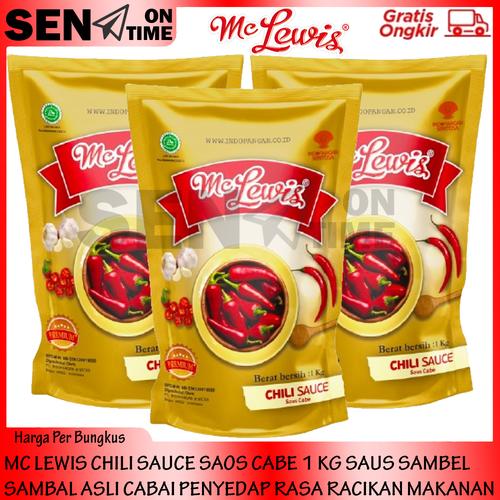Jual MC LEWIS CHILI SAUCE SAUS PEDAS CABAI MCLEWIS SAOS CABE SAMBAL 1 ...