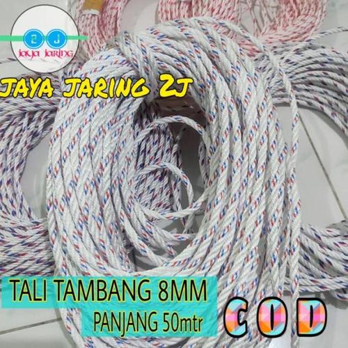 Jual TALI TAMBANG PPD 8MM (50METER)TAMBANG PENGIKAT BARANG BILIEPRATAMA ...