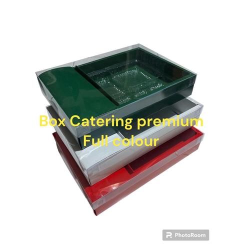 Jual Box Catering Premium full warna Sekat 2 / Kotak Nasi sekat 2 Per ...