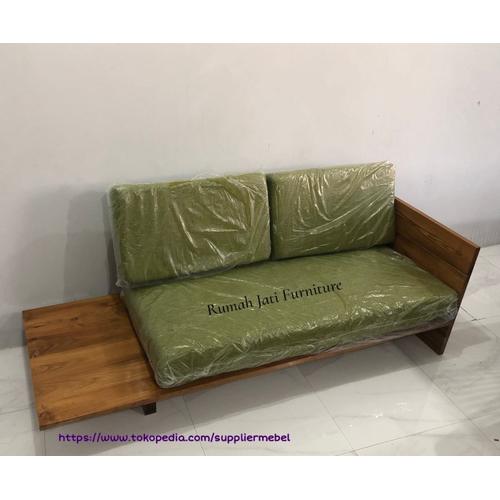 Jual Sofa Yoko Minimalis Busa Empuk Multifungsi Kayu Jati - Sofa Ruang ...