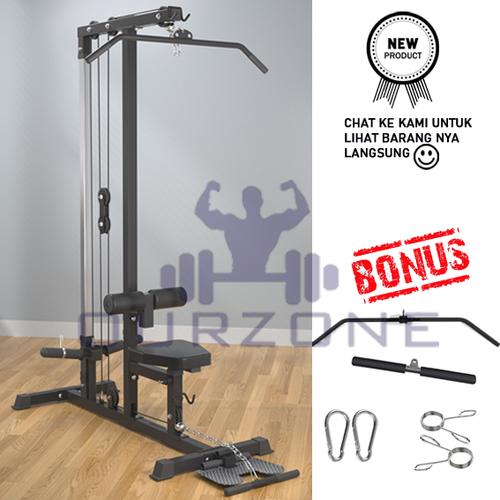 Jual Lat Pull Down Rowing Cable Machine Crossover Pull Up Rack ...