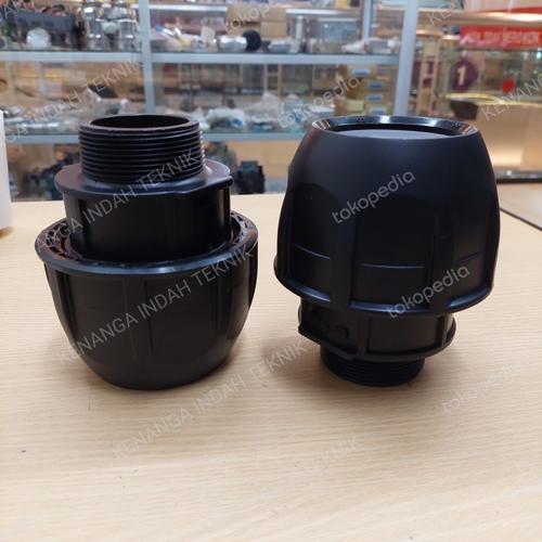 Jual Male Threaded Adaptor HDPE 25mm x 1" inch / MTA Pipa HDPE ...