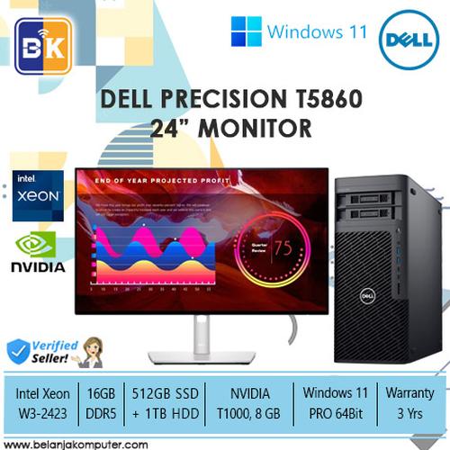 Jual Dell Precision T5860 MT Tower Xeon W3-2423 16GB 512GB+1TB VGA ...