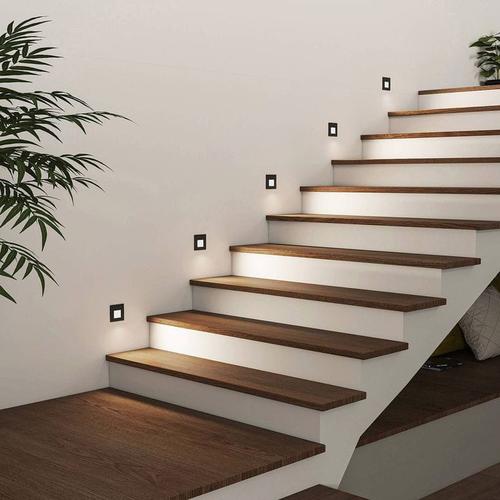 Jual Lampu Tanam Tangga Led Minimalis 3-Watt Cahaya Warm White - Putih ...
