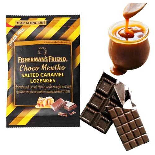 Jual Permen Fisherman's Friend Choco Mentho Salted Caramel Lozenges 25 ...