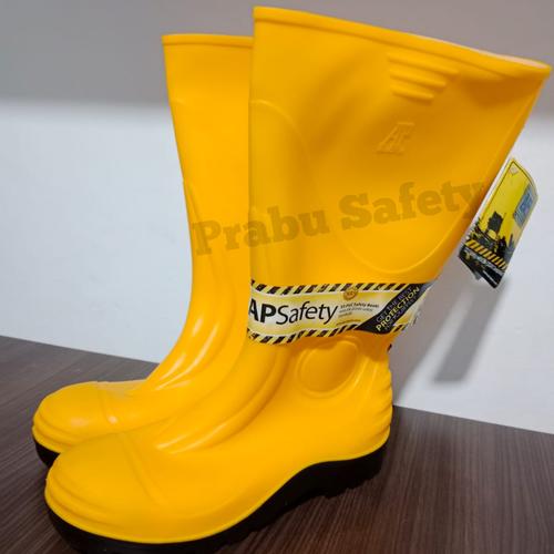 Jual Sepatu Safety AP Boots Kuning Panjang Berkualitas 100% | Safety ...