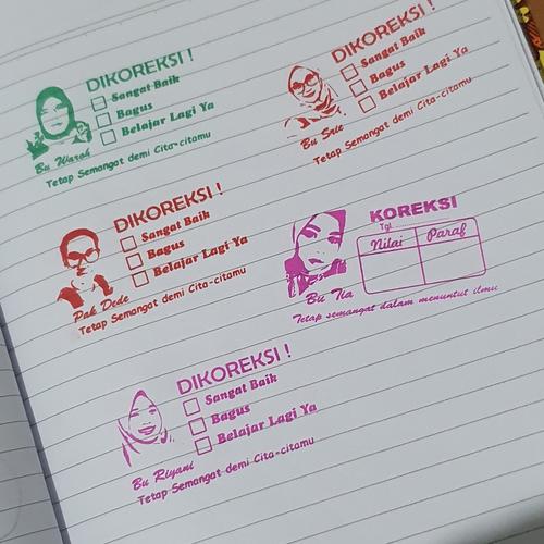 Jual Stempel Penilaian Guru Custom Foto - Model Desain Sesuai Nomor ...