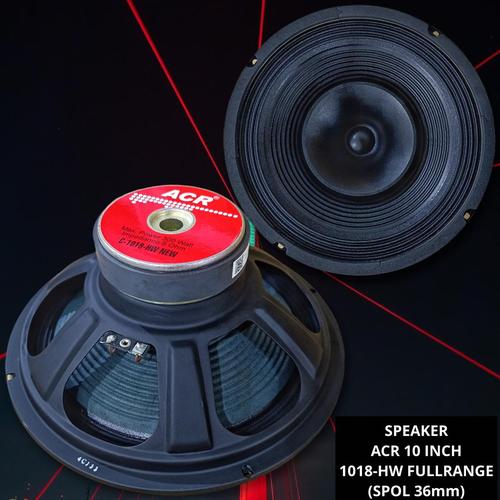 Jual Speaker ACR 10 Inch 1018 HW Fullrange 1018HW Full Range - Kota ...