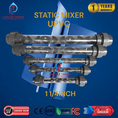 Jual Static mixer 1 1/4" static mixer ozone 1 1/4" Static mixer UPVC 1 ...
