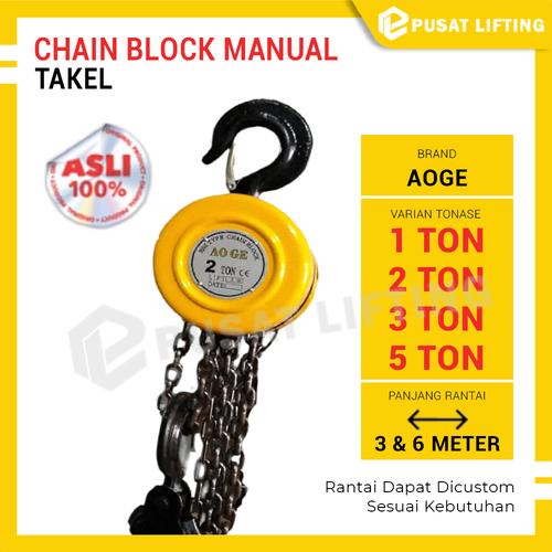 Jual MINOWI Chain Block Takel 1 2 3 5 6 Ton Meter Katrol Kerekan Manual - Jakarta Barat - Pusat ...