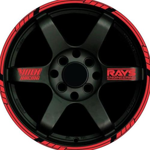 Jual stiker list velg mobil wheel car sticker volk racing rays ...