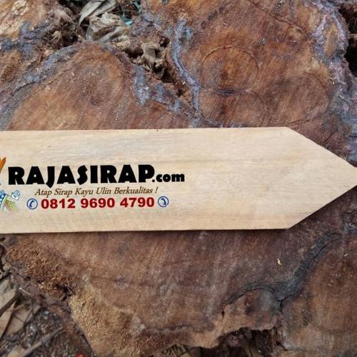 Jual Atap Sirap kayu Ulin Runcing - Kota Tangerang Selatan - RajaSirap ...