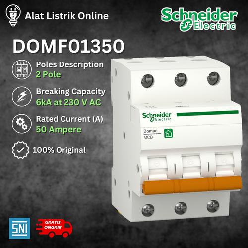 Jual DOMAE MCB 50A 63A 50 AMPERE 63 AMPERE 3P 3 POLE PHASE SCHNEIDER 6000A - 3P 63A - Kab ...