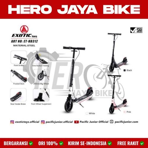 Jual Scooter Skuter EXOTIC ET HB 312 Rem Dewasa & Anak Beban Max 100kg ...
