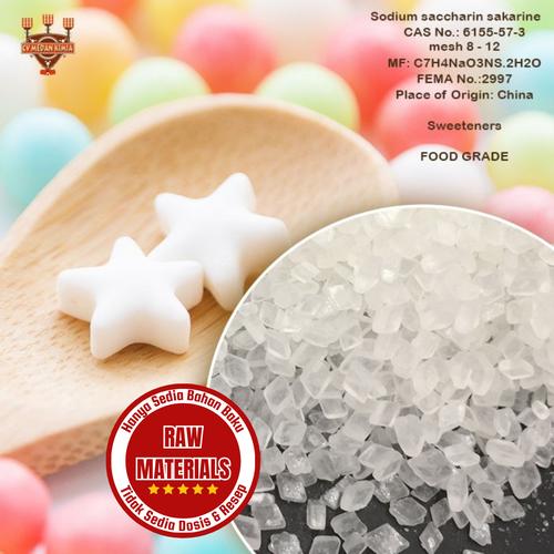 Jual Sodium Sakarin 100 gr mesh 8 - 12 Kasar, Biang Pemanis Makanan ...