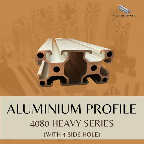 Jual Aluminium Profile 4080 [HEAVY WITH SIDE HOLE] 6 Meter - Jakarta ...