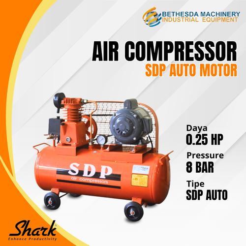 Jual Kompresor Angin SDP 0.25 HP Auto Motor 1/4 PK Kompresor 8 BAR ...