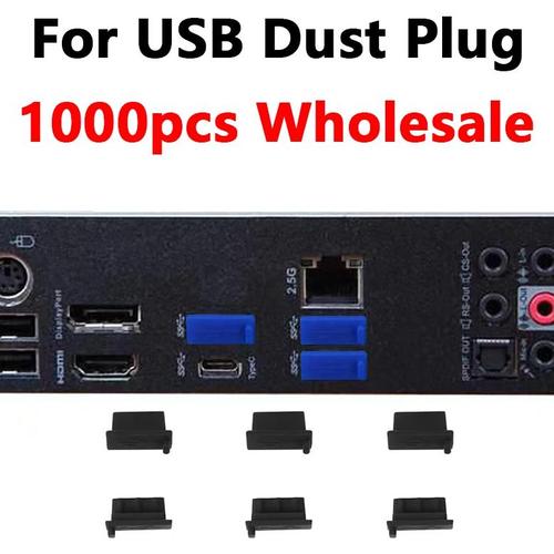 Jual Good 1000pcs USB Dust Plug Charger Port Cover Female Jack ...