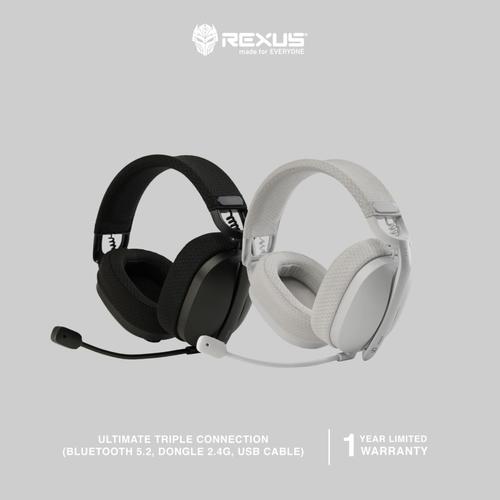 Promo Rexus Daxa Sedna Wireless Gaming Headset 3in1 Connection - Putih ...