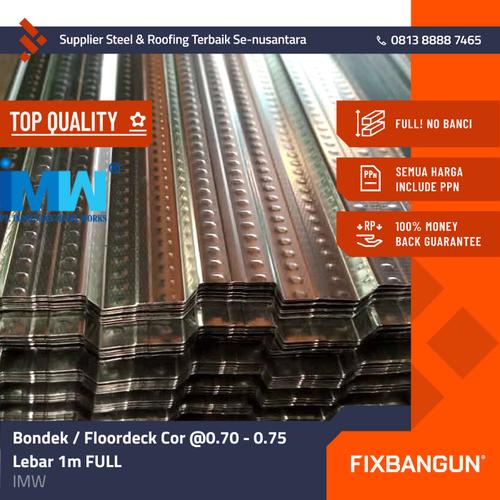 Jual Bondek / Floordeck Cor @0.70 @0.75 Permeter - Lebar 1m FULL ...