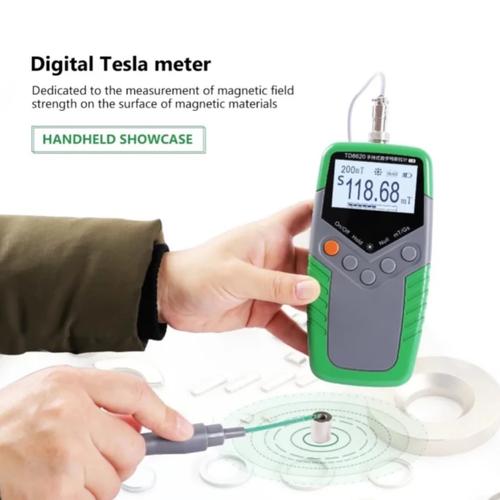 Jual Tesla Gauss Magnet Meter TD8620 Flux Tester TD-8620 Magnetic Field ...