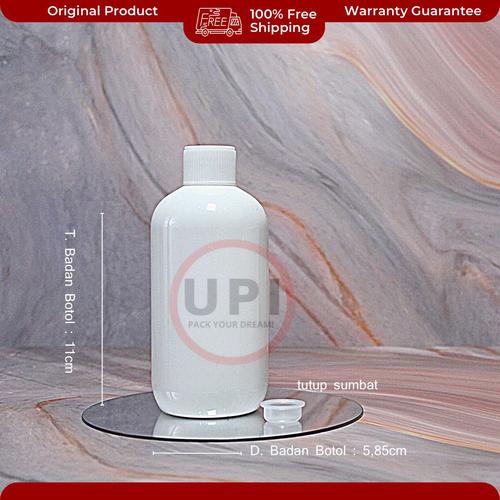 Jual BOTOL PET SBR 250ML PUTIH + PLUG DALAM & TUTUP ULIR PUTIH - Kota Tangerang - ULTRA PACK ...