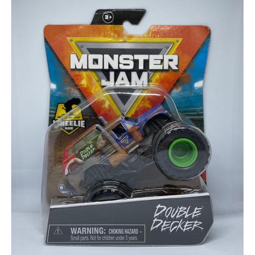 Jual Monster Jam Double Decker Seri 17 Wreckless Trucks 1:64 Spin ...