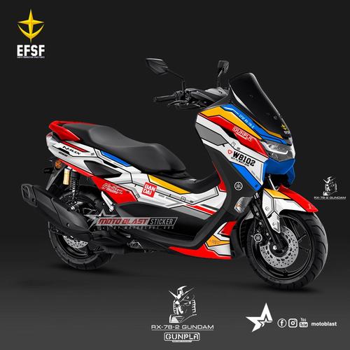 Jual Decal Stiker New NMAX Livery Gundam Full Body Motoblast - Glossy ...