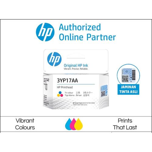 Jual Printhead Cartridge HP GT 3YP17AA Tri Colour for Hp Smart Tank 750 ...