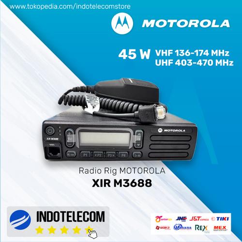 Jual Radio Rig Motorola XIR M3688 VHF / UHF 45W ORI NEW Garansi 1 Tahun ...