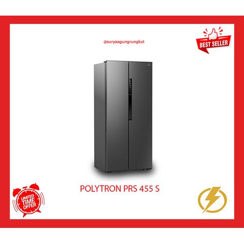Jual KULKAS SIDE BY SIDE POLYTRON 450 LITER 120 WATT - PRS 455S - Kota ...