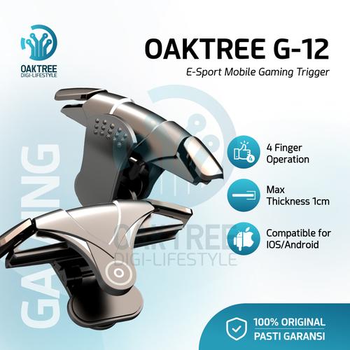 Promo Oaktree G12 Trigger Pubg Fps L1 R1 Gaming Four Finger Trigger ...