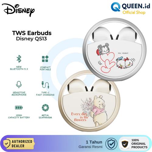 Jual Disney QS13 TWS True Wireless Earbuds Headset Bluetooth HiFi Sound ...