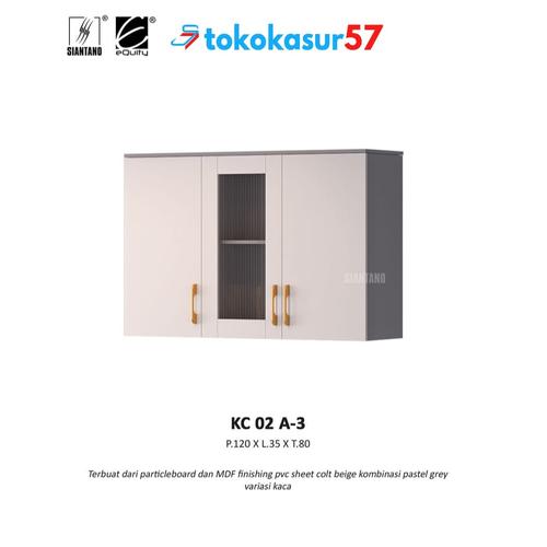 Promo Lemari Dapur / Kitchen Set KC 02 A - 3 VOLARE Series - SIANTANO ...