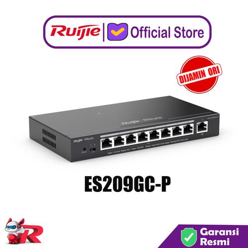 Promo Ruijie RG-ES209GC-P, 9-Port Gigabit Smart Cloud Mananged PoE ...