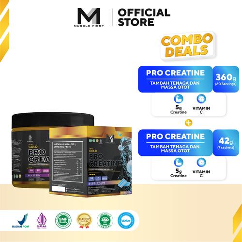 Promo [BUNDLE] MUSCLE FIRST Pro Creatine 360gr + Pro Creatine Box ...