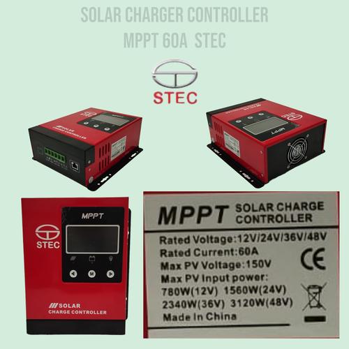 Jual MPPT STEC 60A SOLAR CHARGE CONTROLLER MAX 150V(PV) SISTEM 3120WP ...